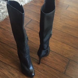 Jessica Simpson | Shoes | Jessica Simpson Black Leather Boot | Poshmark